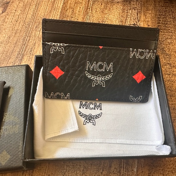 MCM | Accessories | Mcm Card Holder Card Case In Visetos Original ...